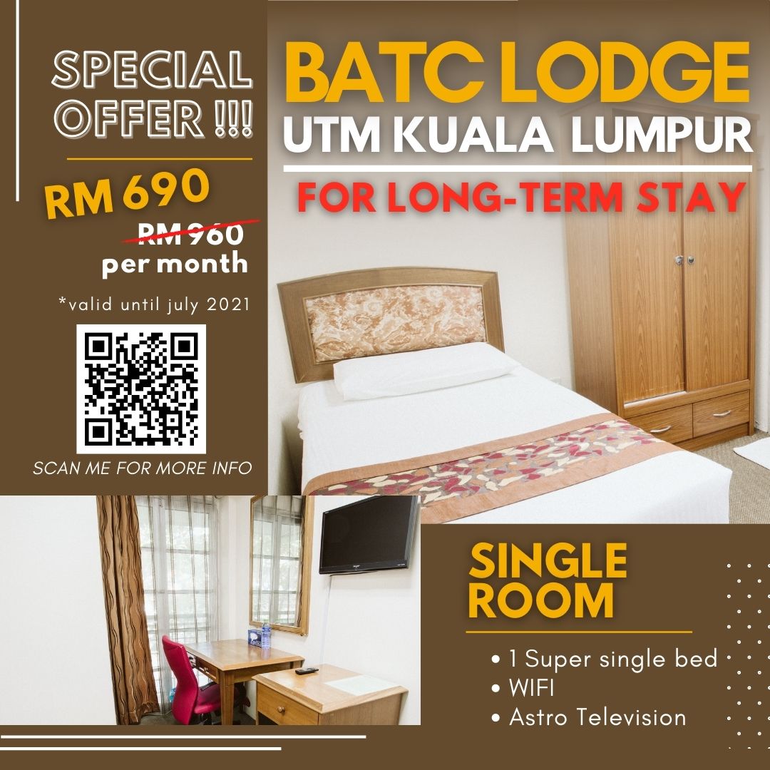 Promosi Penginapan di BATC Lodge UTM Kuala Lumpur | #Mami&Family