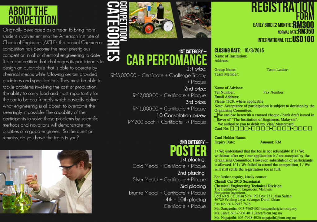 10th Malaysian ChemE Car Competition 2015 | Dr. Dayang Norulfairuz ...