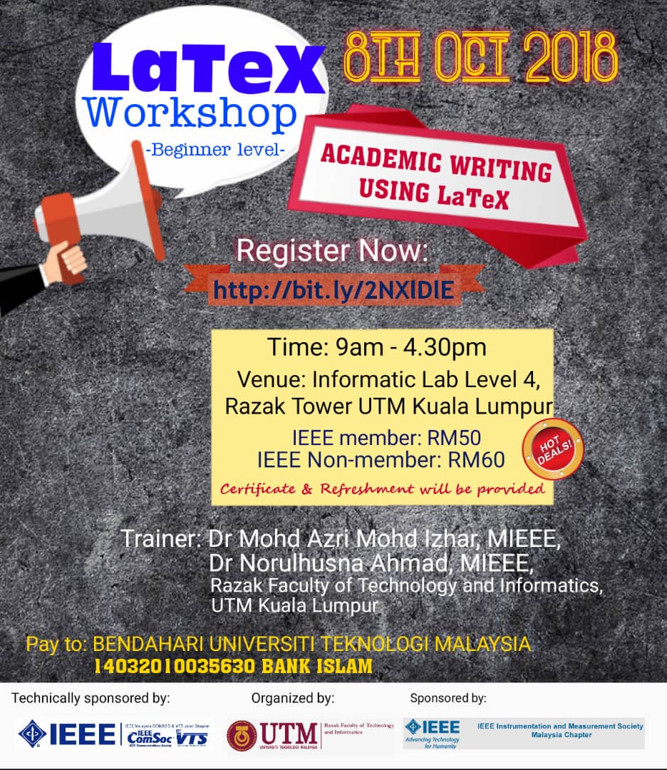 Workshop on Academic Writing Using LaTeX | Welcome to Haslina's Homepage