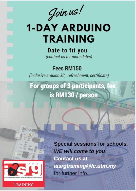Arduino Training for schools: Join us! | Hazinah Kutty Mammi
