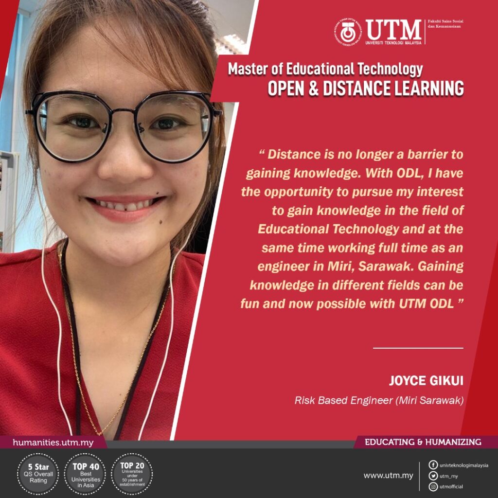 Master Degree Online Malaysia ODL UTM