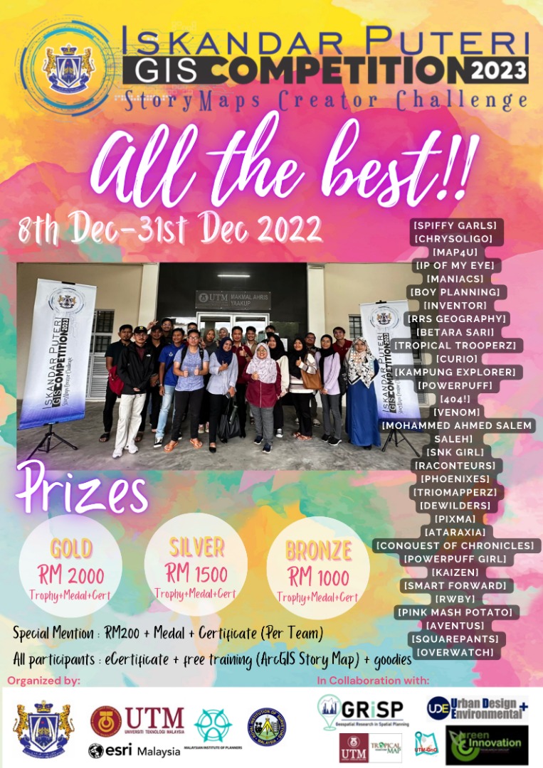 MBIP-UTM GIS COMPETITION 2022 STORYMAP CHALLENGE | Ts Gs Dr. Noradila Rusli