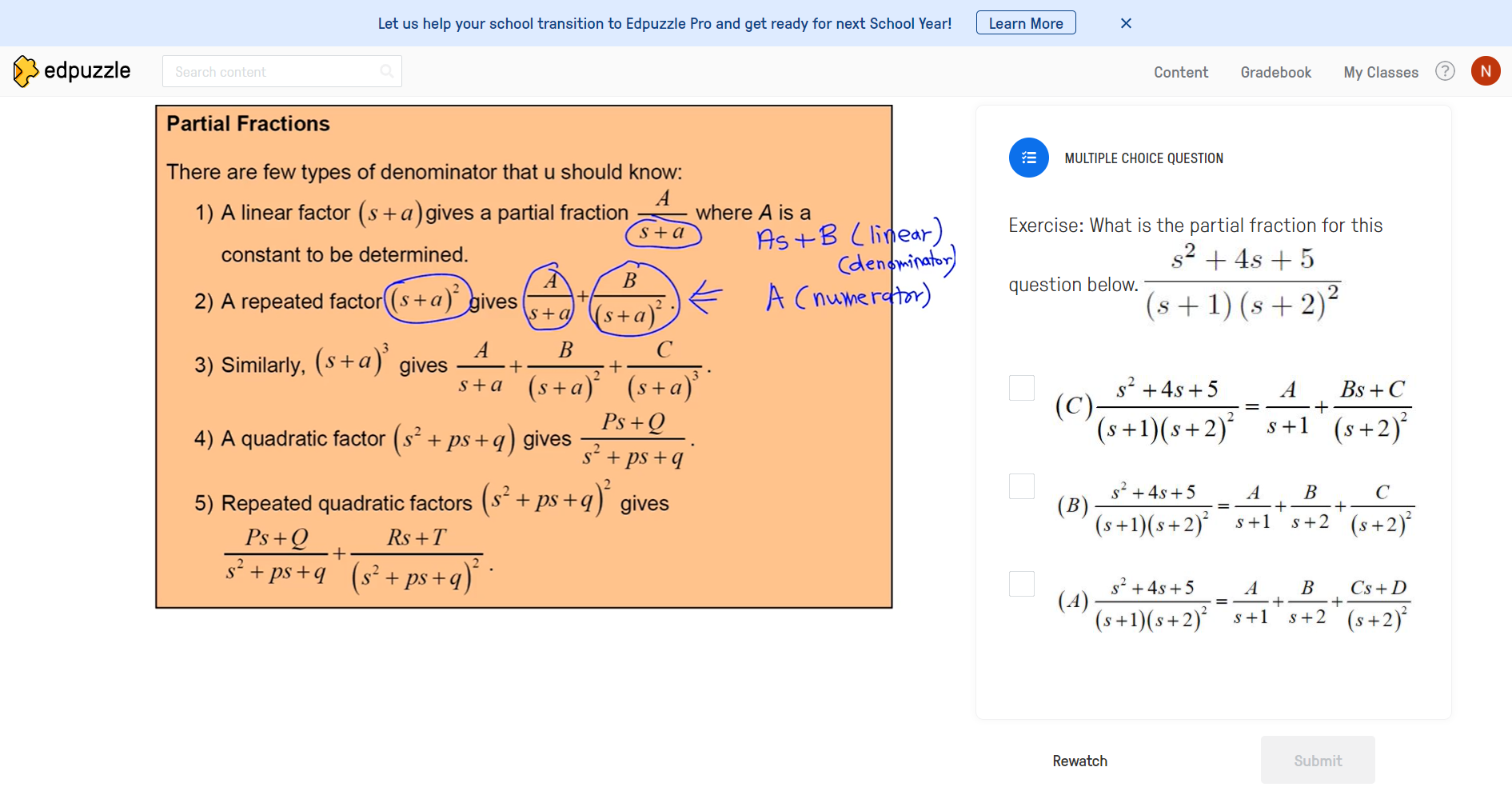 Interactive Video using Edpuzzle