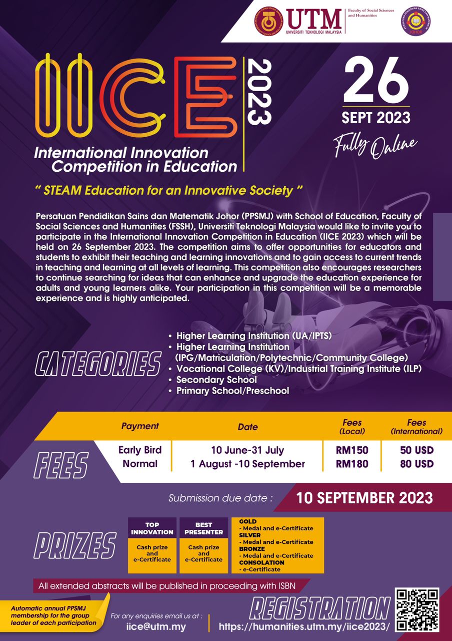International Innovation Competition in Education (IICE) 2023 ...