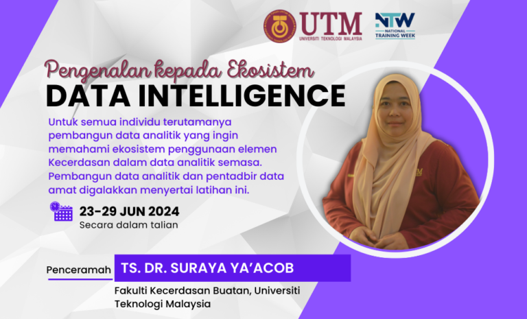 National Training Week (NTW 2024) Pengenalan kepada Ekosistem Data Intelligence | Suraya Yaacob