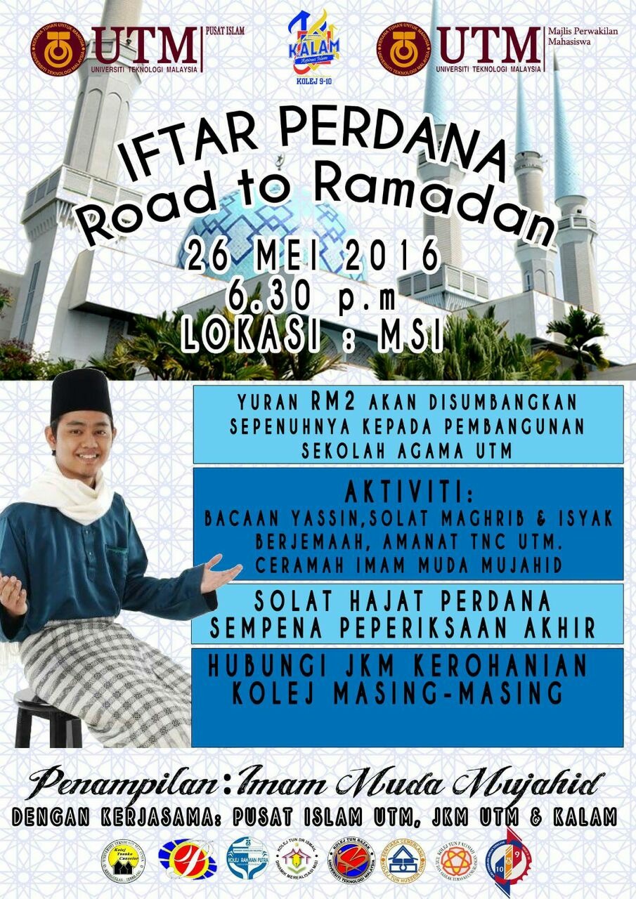 Iftar Perdana : Road to Ramadhan - 26 Mei 2016 | Dr Umar Haiyat Abdul Kohar