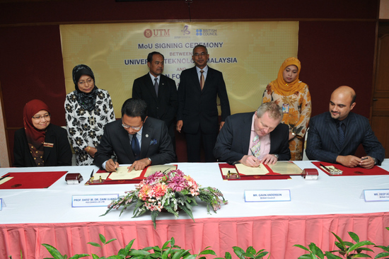 Mou Signing Ceremony between UTM with British Council and Japan ...