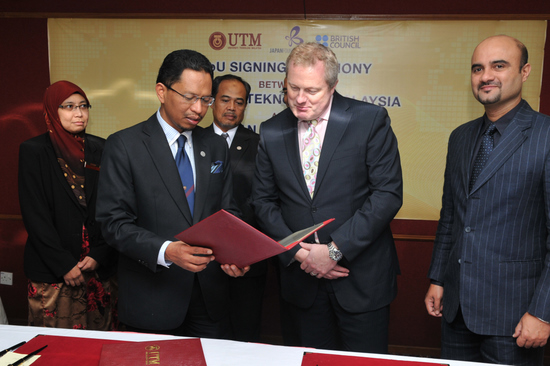 Mou Signing Ceremony between UTM with British Council and Japan ...